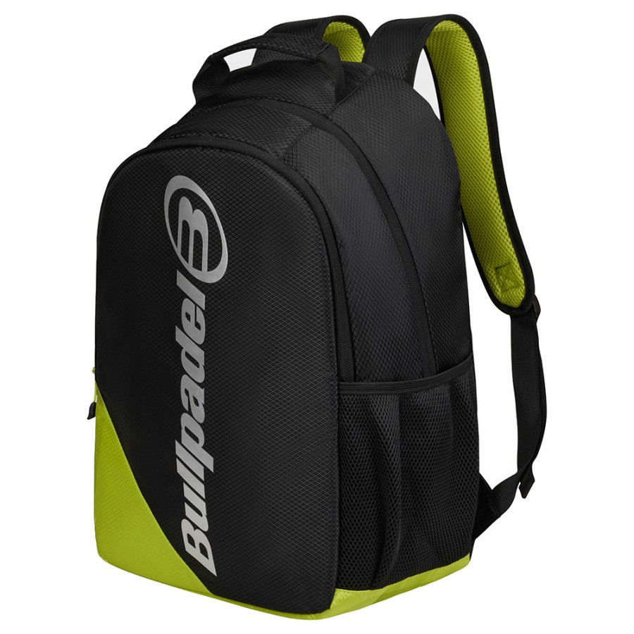 Bullpadel Backpack BPM26004 Advance zwart met limoendetails - Zona de Padel